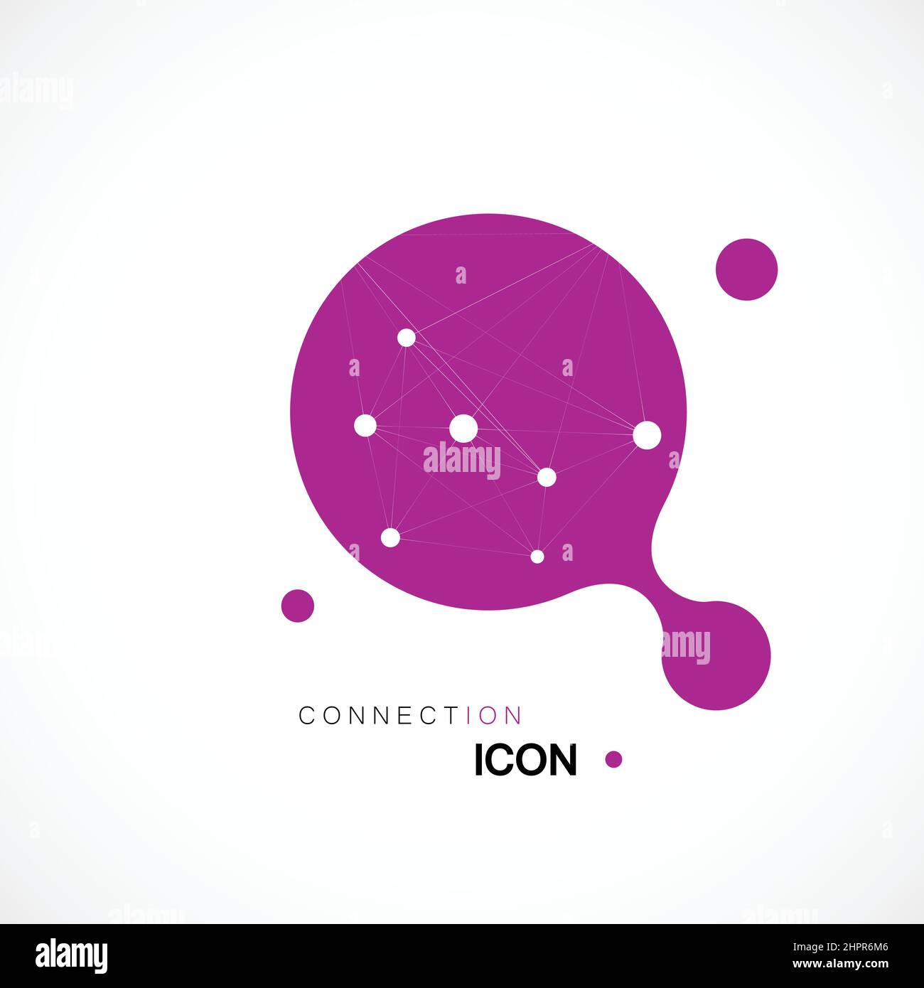 Abstract vector technology, network and connect background Stock Vector ...