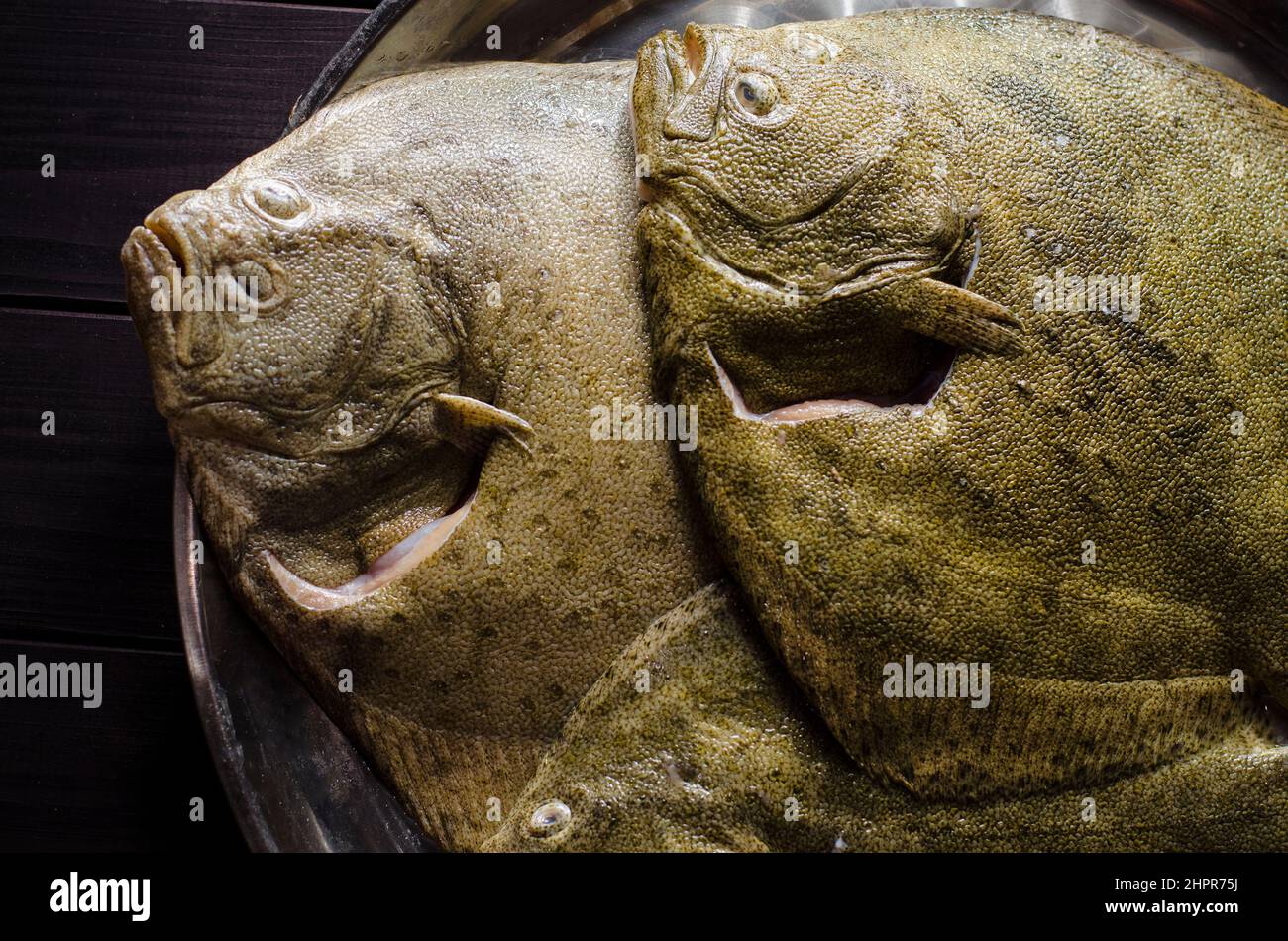 raw cleaned whole flounder fish ready for cooking Stock Photo - Alamy