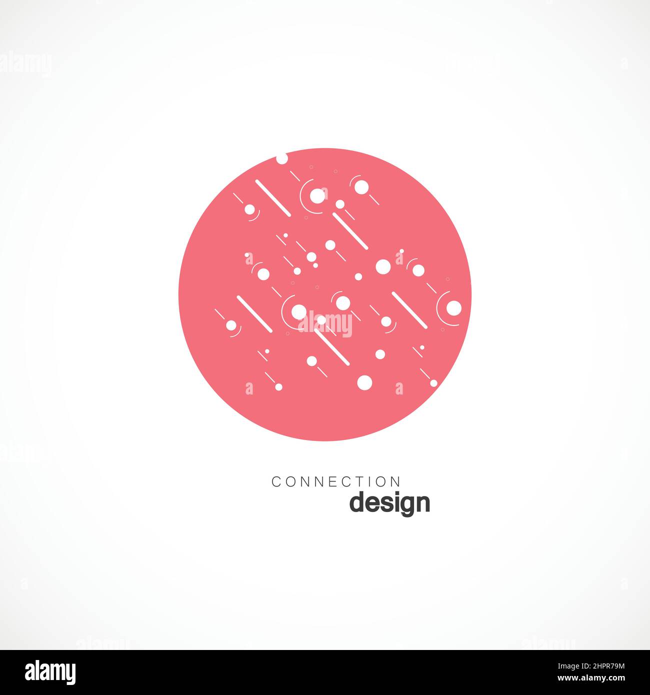 Red vector icon technology, network and connect background Stock Vector ...