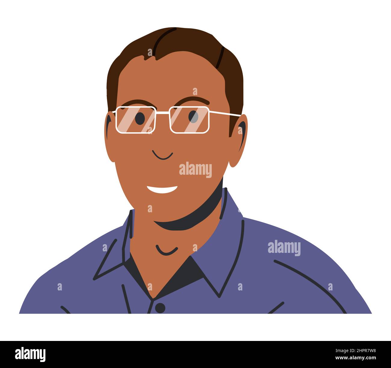 Smiling men in casual Stock Vector Images - Alamy