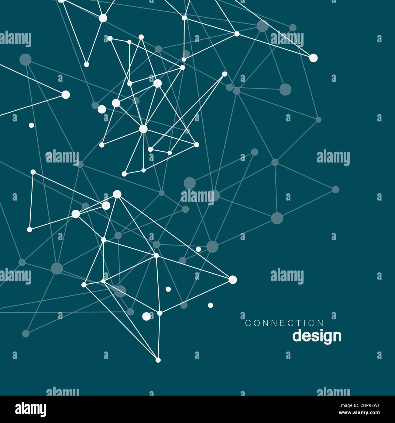 Vector network connection and atom design Stock Vector Image & Art - Alamy
