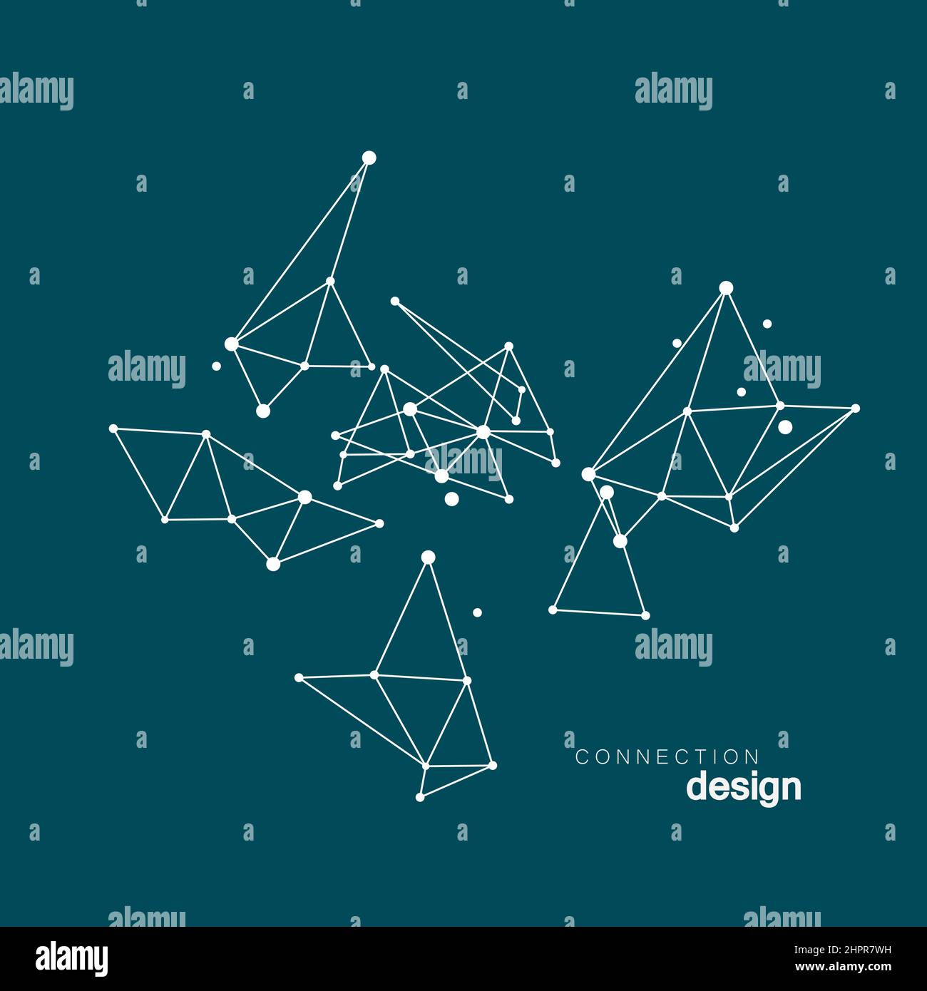 Vector network connection and atom design Stock Vector Image & Art - Alamy