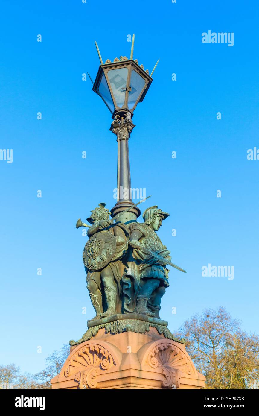 detail of Moltke Bridge in Berlin at river spree Stock Photo - Alamy