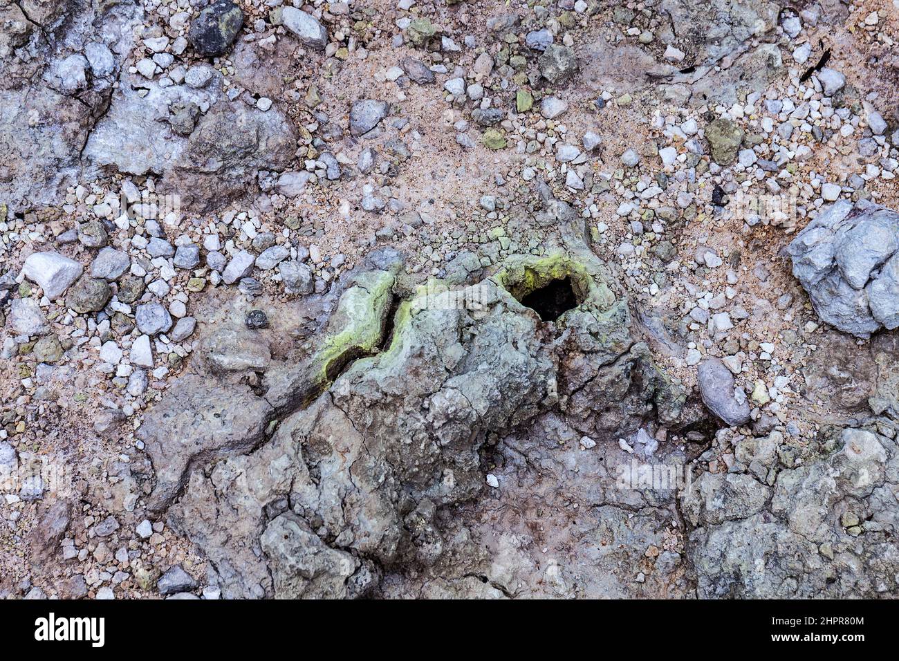 small fumaroles in the landscape in Dominica Stock Photo - Alamy