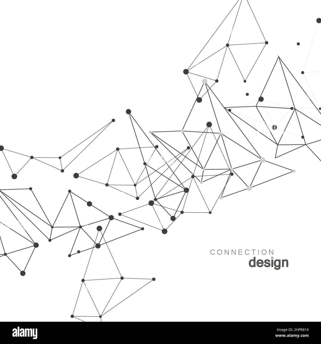 Vector network connection and atom design Stock Vector Image & Art - Alamy