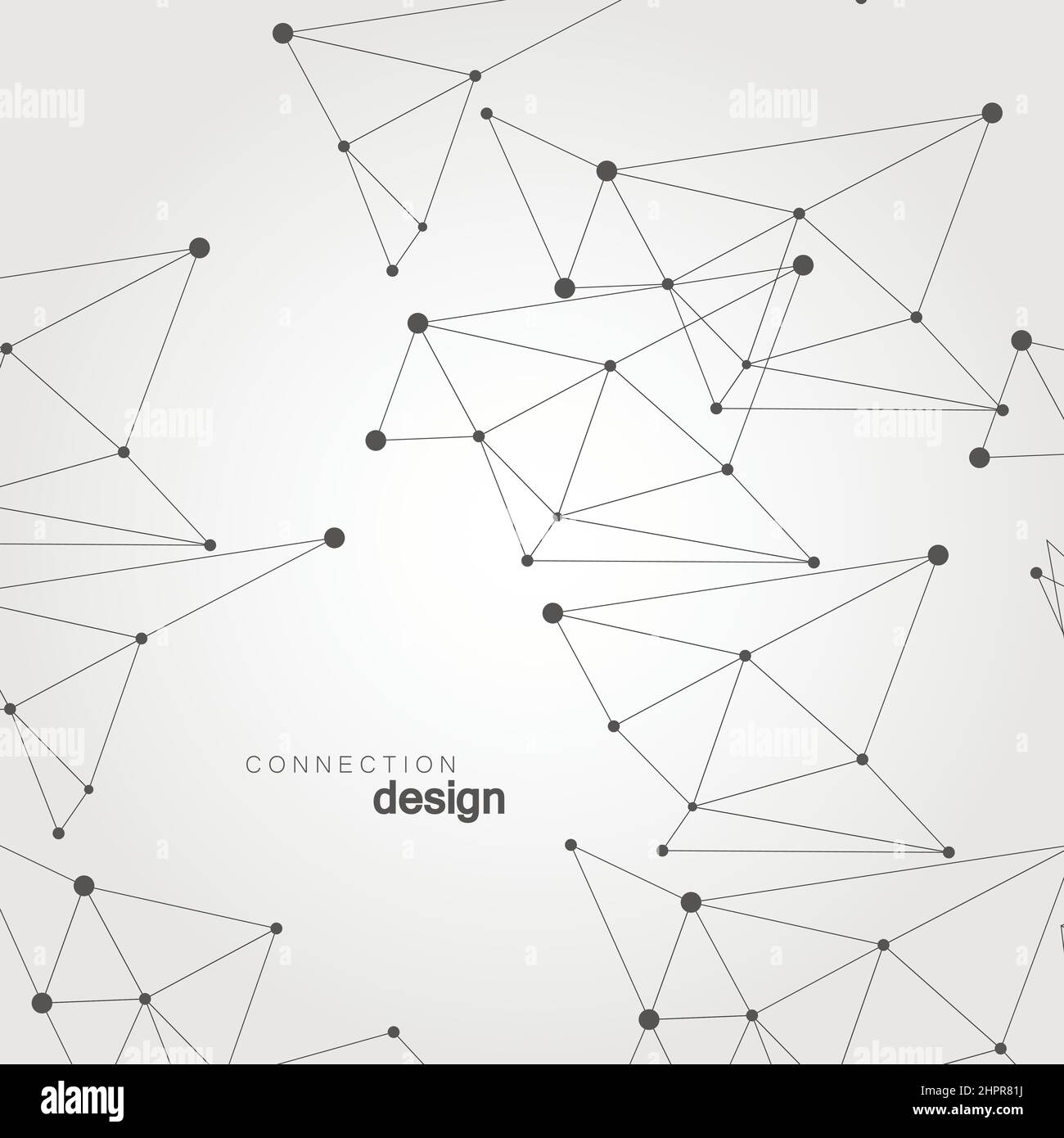 Vector network connection and atom design Stock Vector Image & Art - Alamy