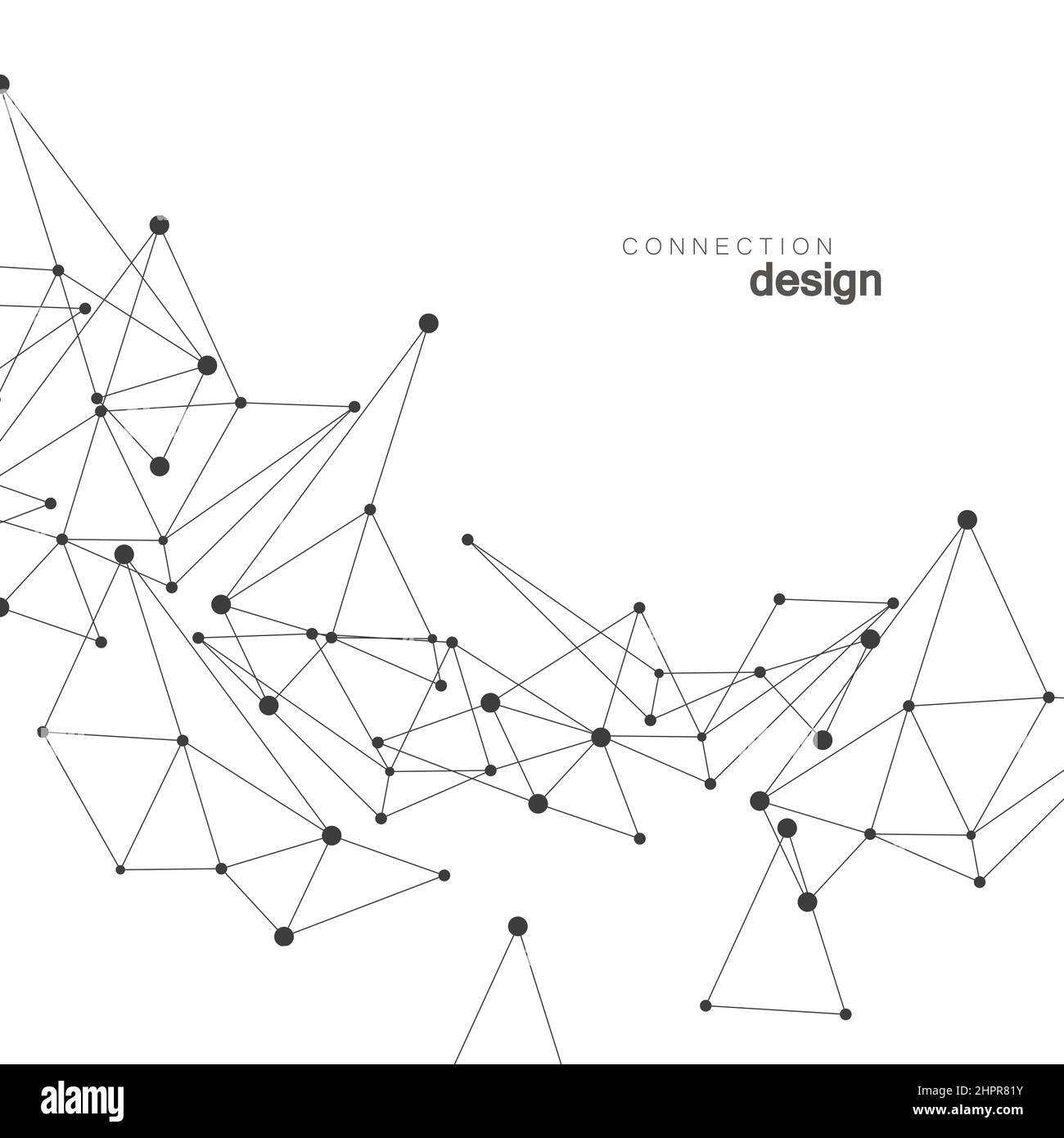 Vector network connection and atom design Stock Vector Image & Art - Alamy
