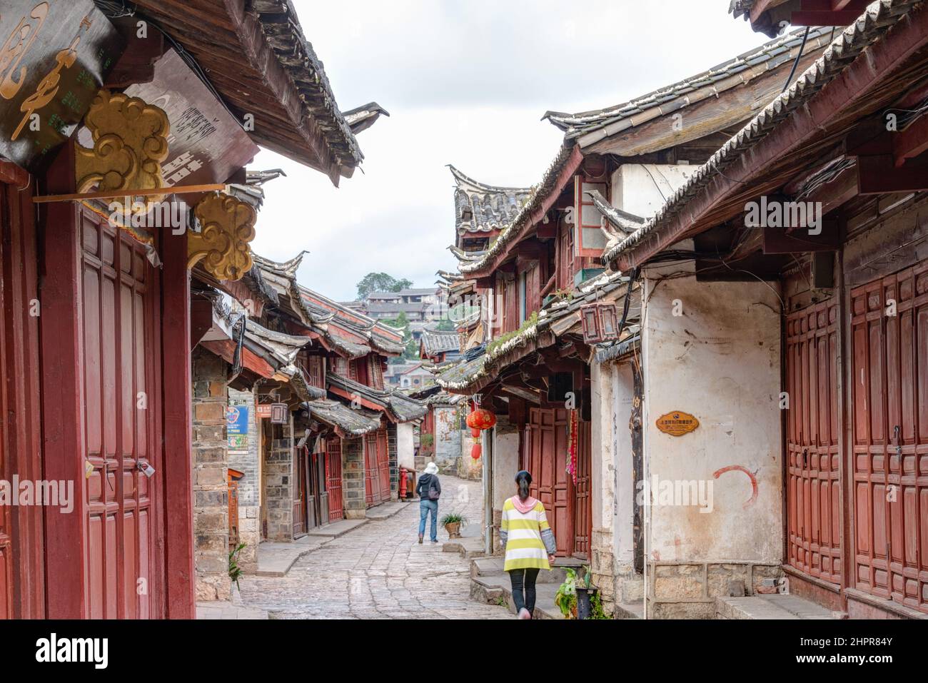 LIJIANG, CHINA - Old Town of Lijiang (UNESCO World heritage site). a ...