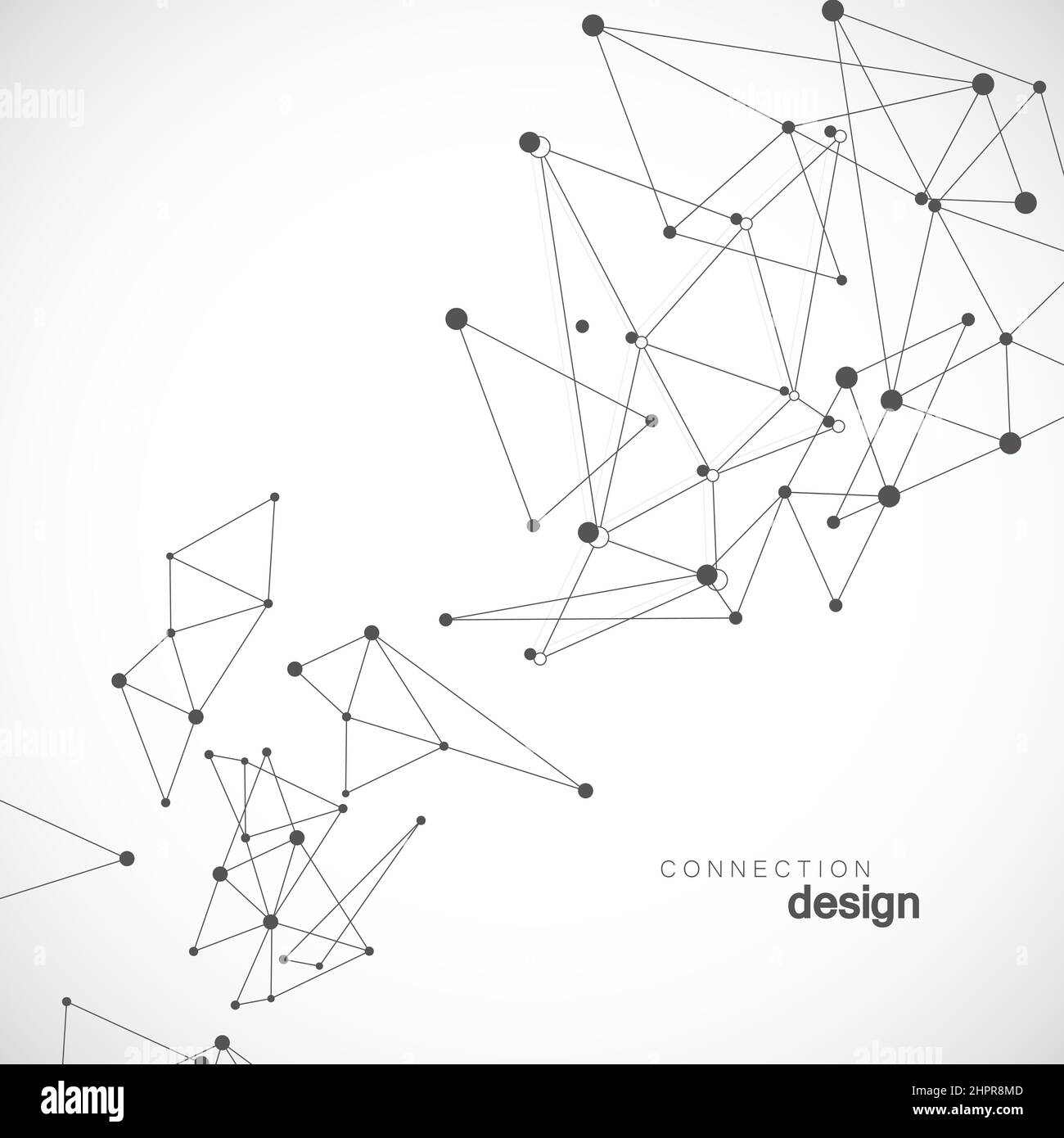 Vector network connection and atom design Stock Vector Image & Art - Alamy