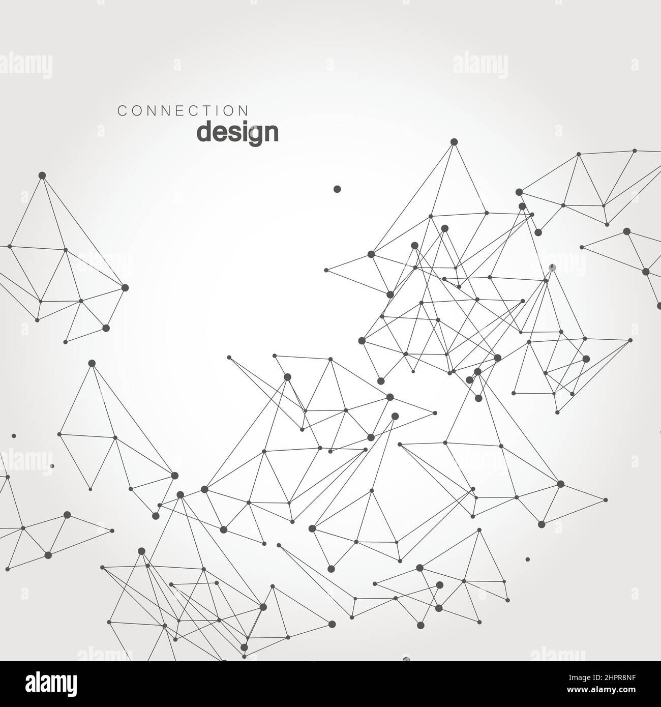 Vector network connection and atom design Stock Vector Image & Art - Alamy