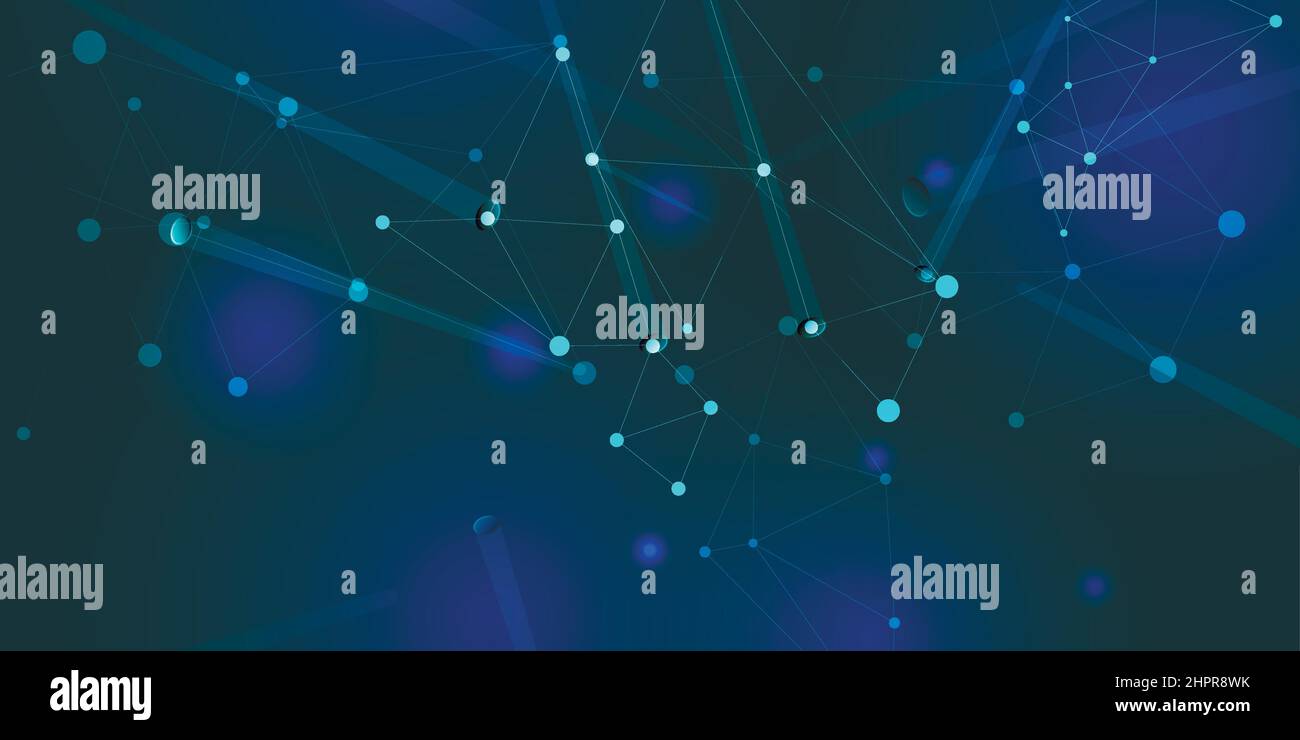 Graphic abstract background. Connect visualization with dots and lines ...