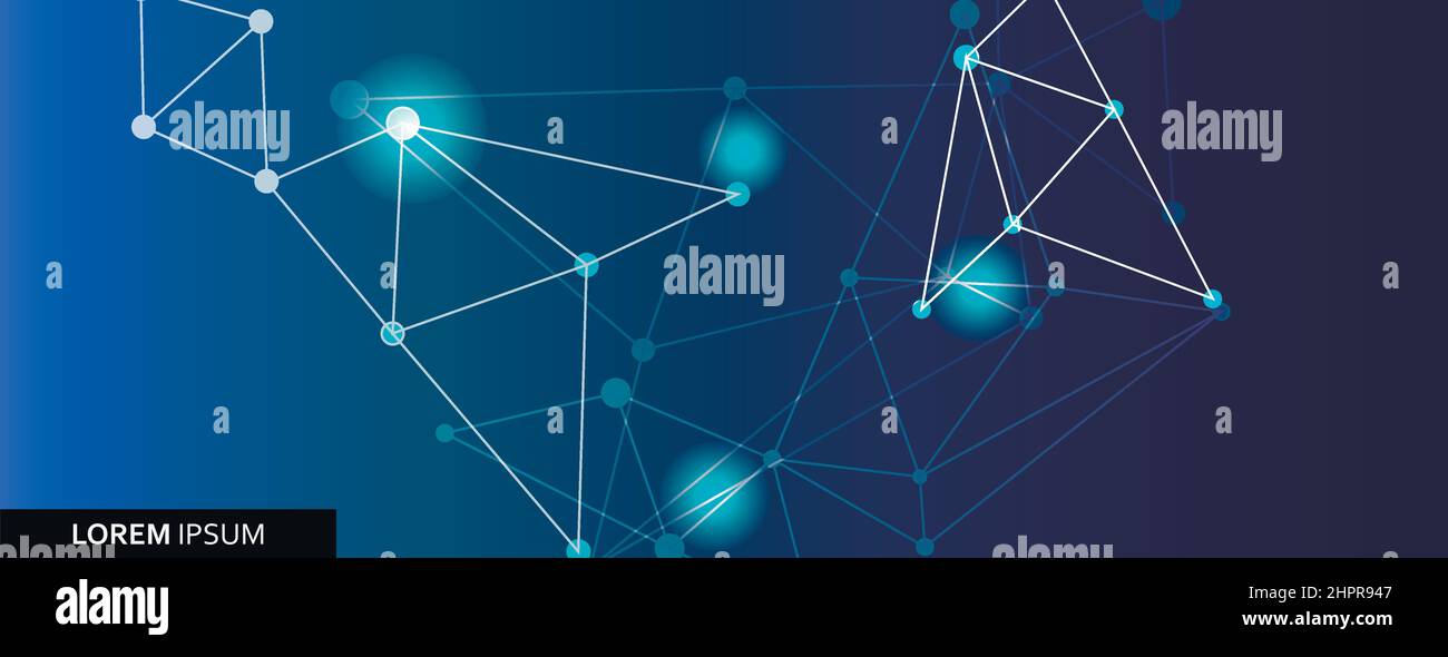 Graphic abstract background. Connect visualization with dots and lines ...