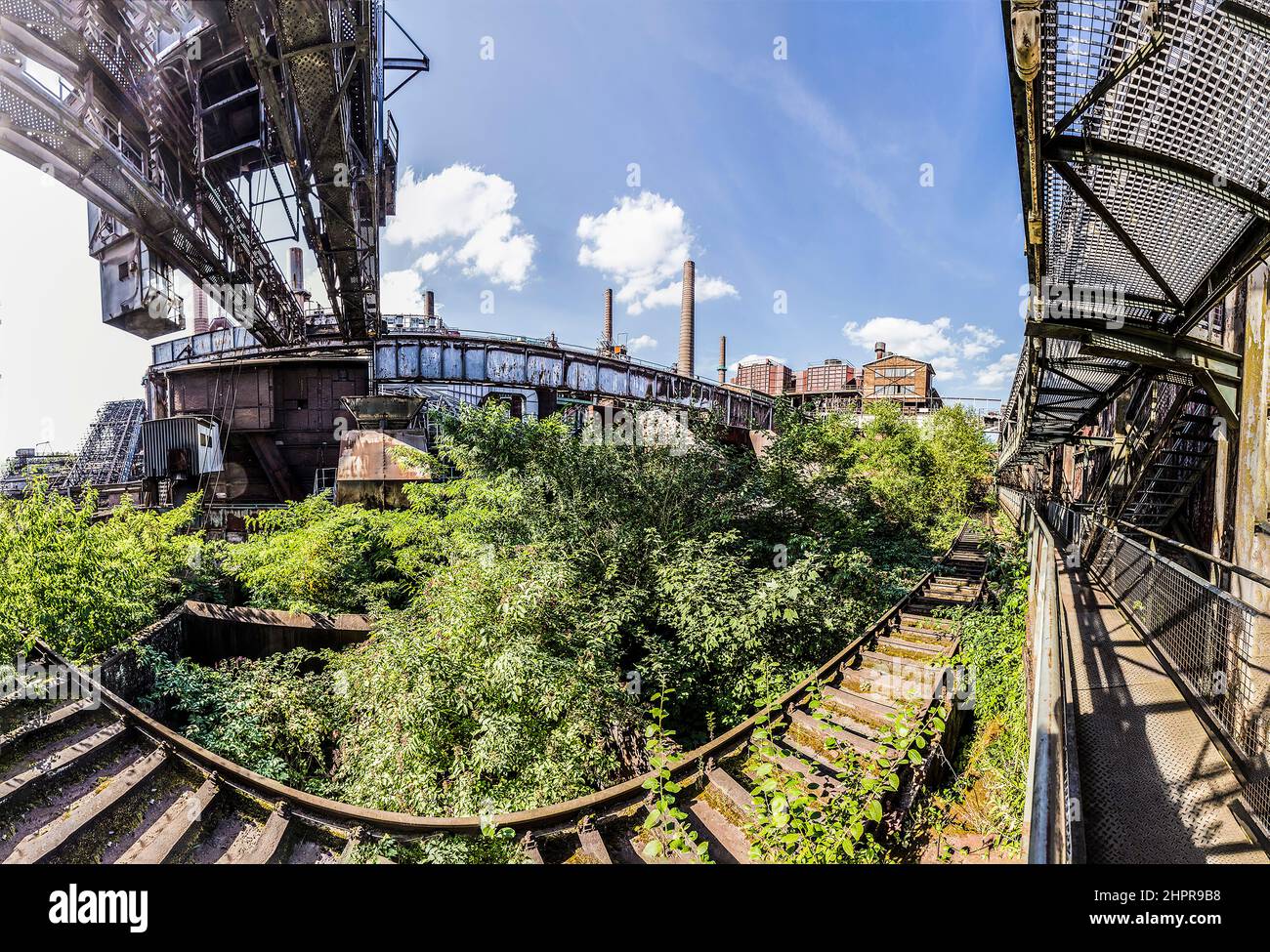 Panorama of Volklingen Ironworks in Saar, Germany Stock Photo - Alamy