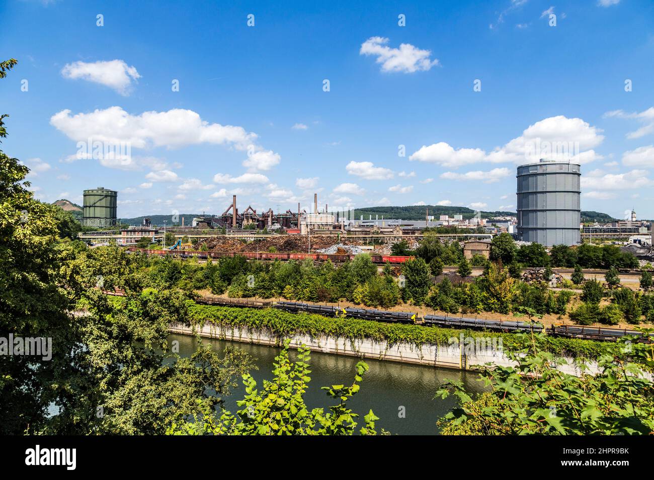 Panorama of Volklingen Ironworks in Saar, Germany Stock Photo - Alamy