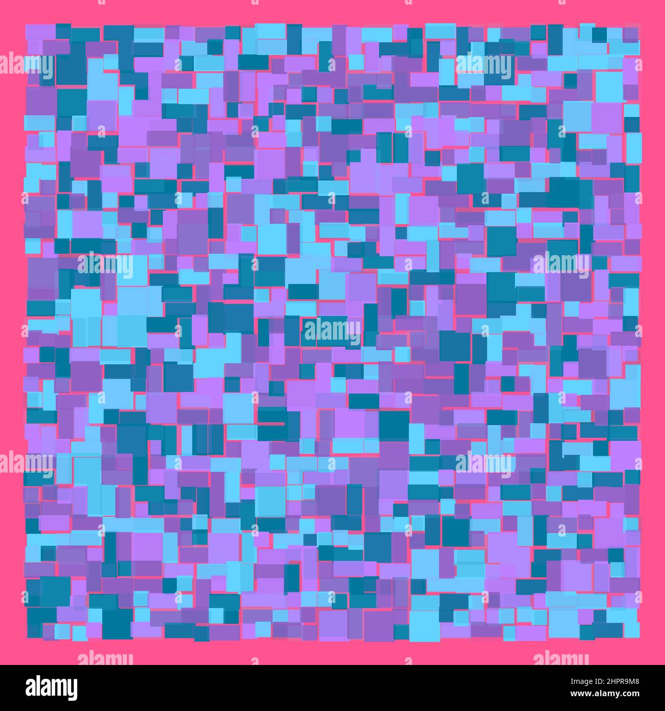 Abstract Offset Quads generative art background art illustration Stock ...