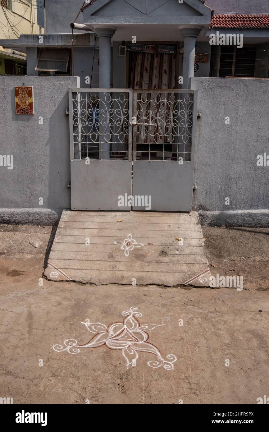 Rangoli is an art originating in the Indian subcontinent, in which ...