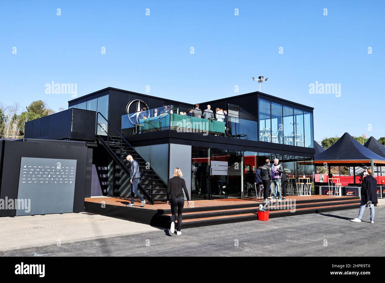 Mercedes amg f1 motorhome hi-res stock photography and images - Alamy