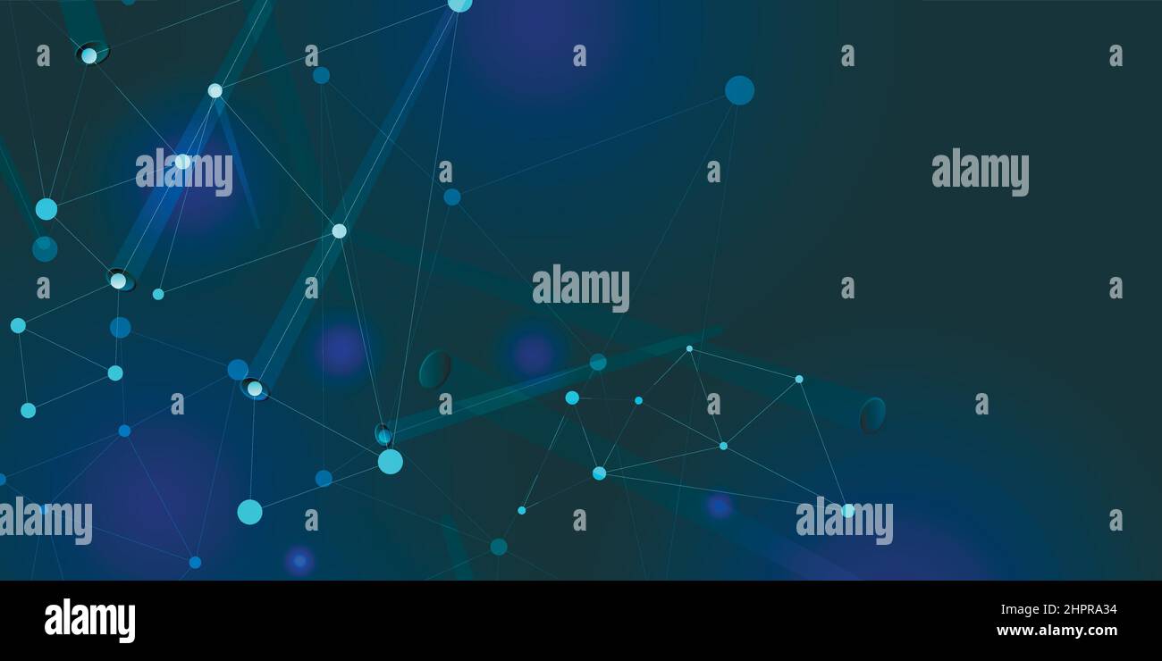 Graphic abstract background. Connect visualization with dots and lines ...