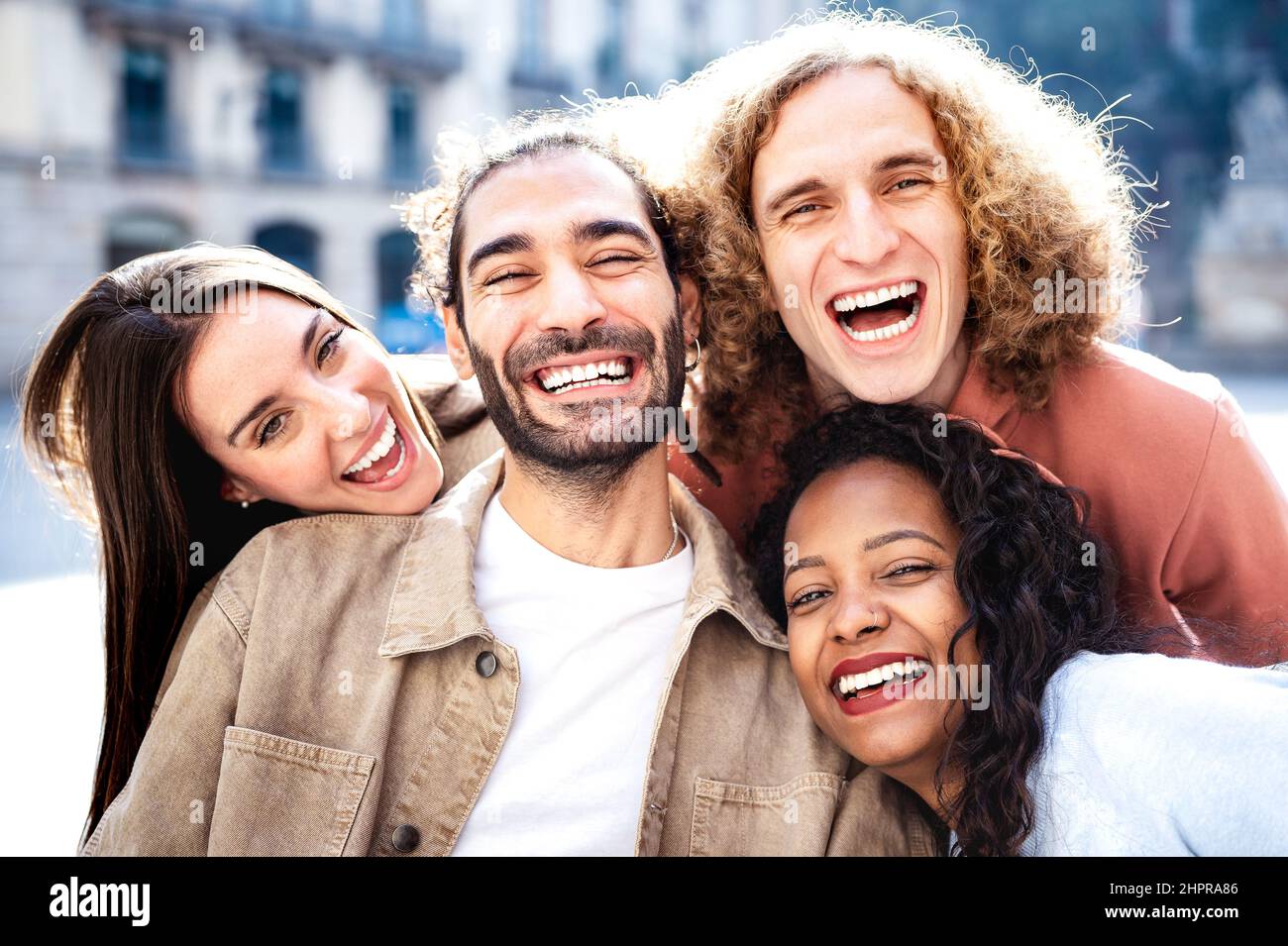 Multicultural college students hi-res stock photography and images - Alamy