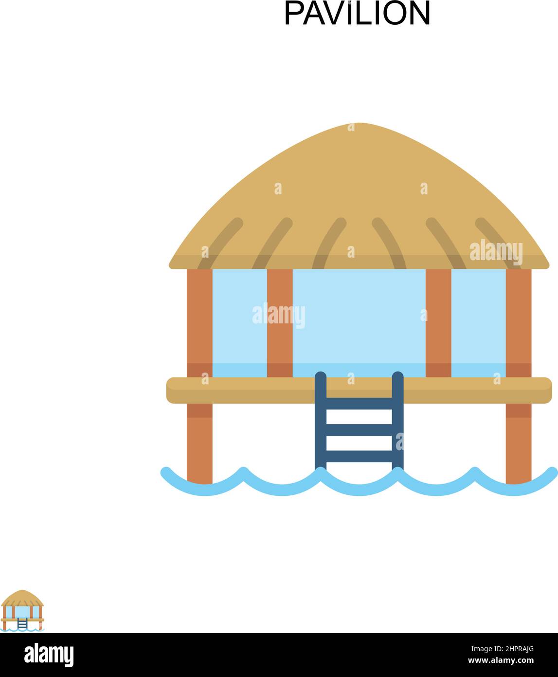 Garden pavilion history illustration Stock Vector Images - Alamy