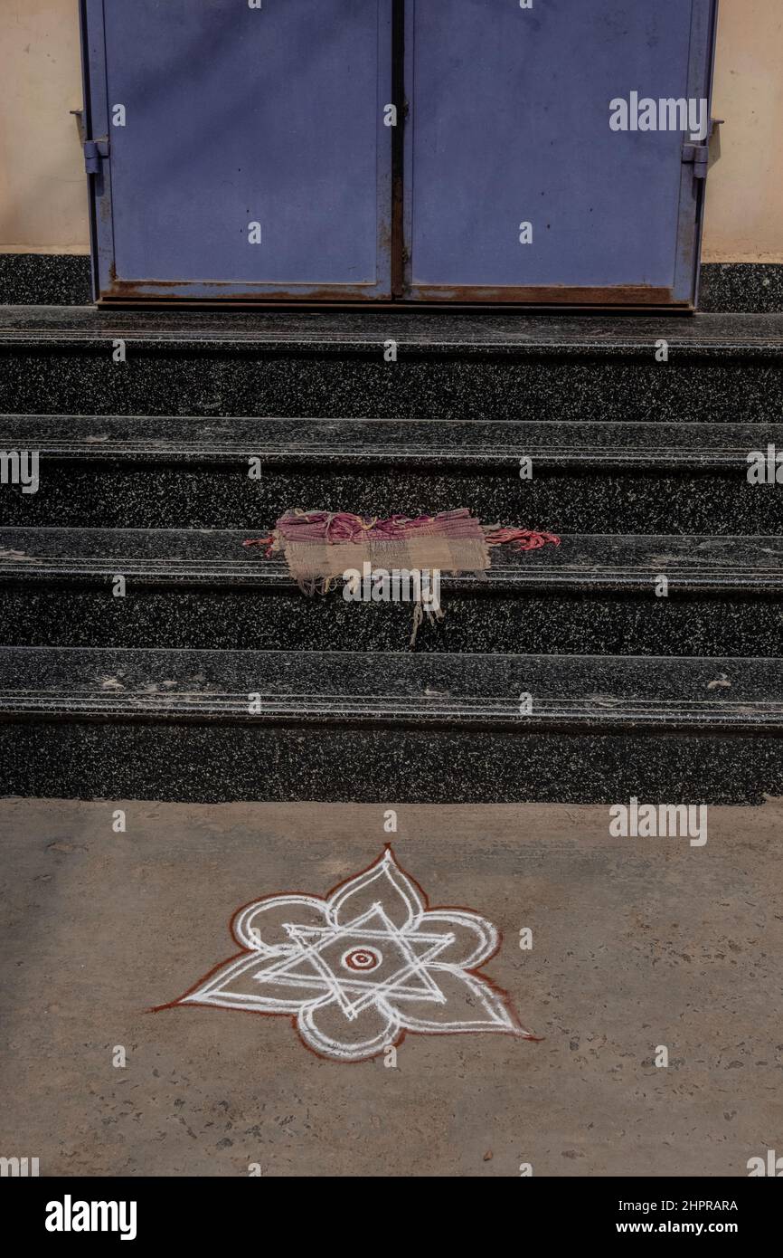Rangoli is an art originating in the Indian subcontinent, in which ...