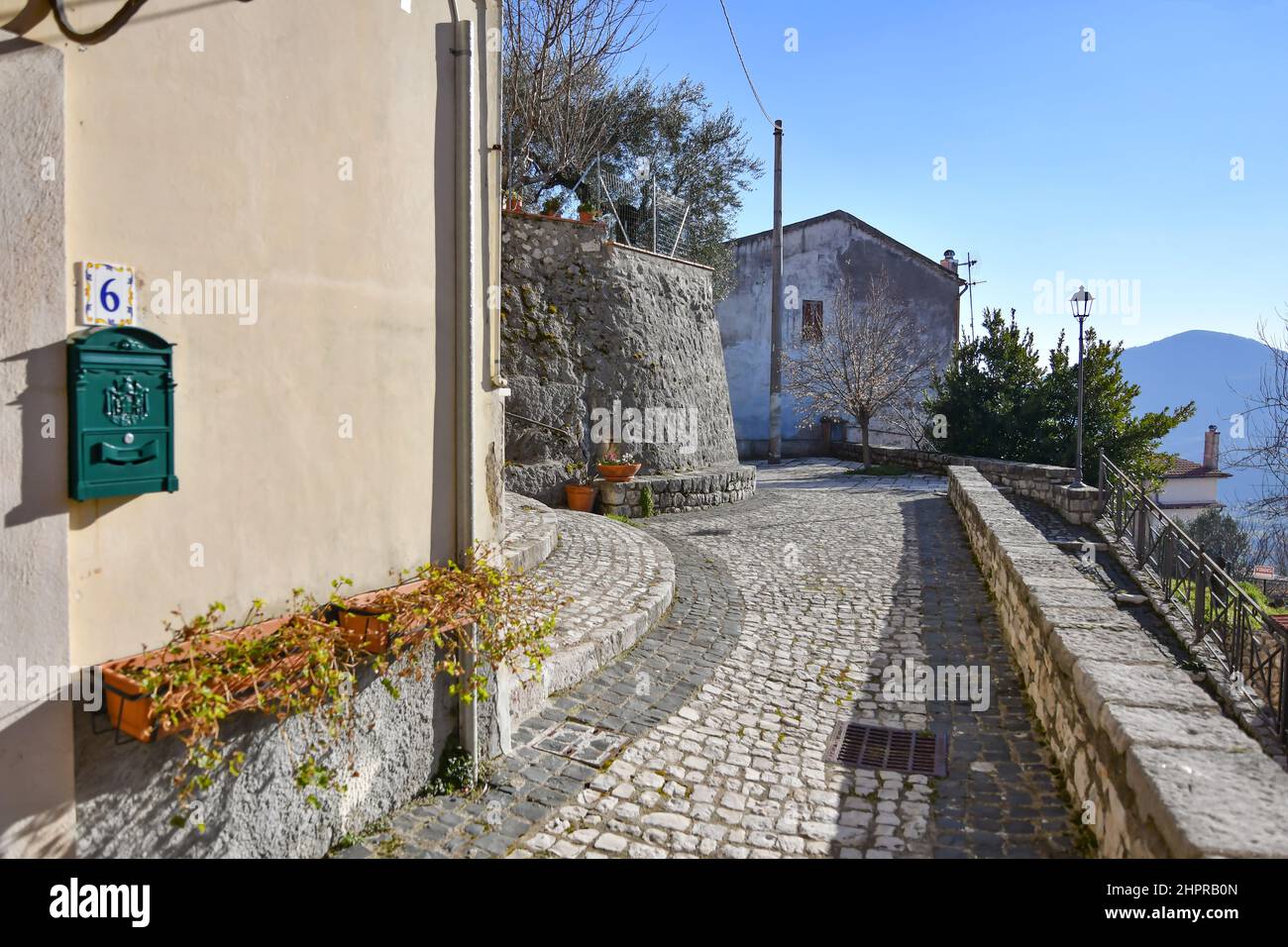 The Italian village of Campodimele Stock Photo - Alamy