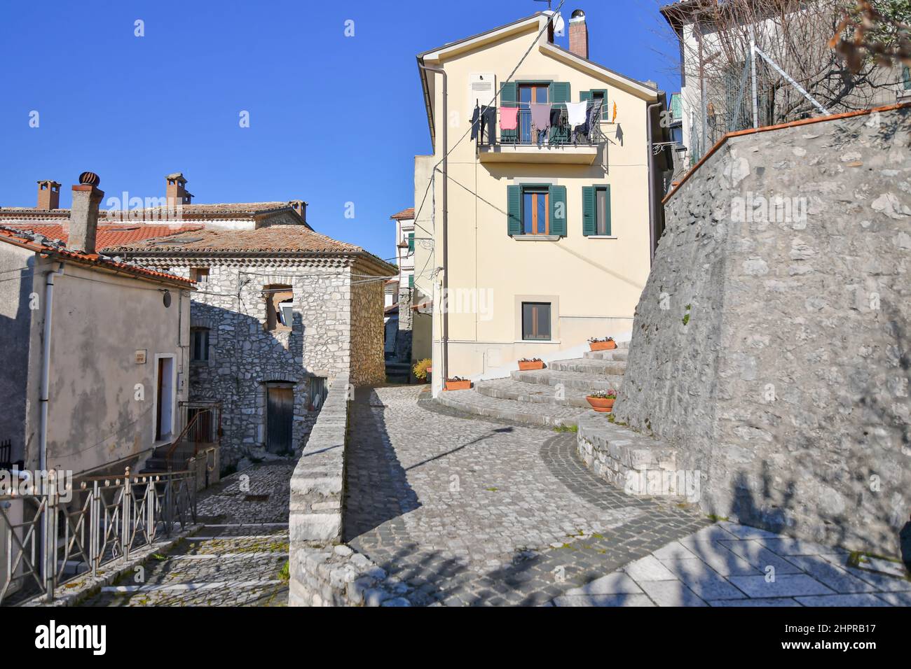 The Italian village of Campodimele Stock Photo - Alamy