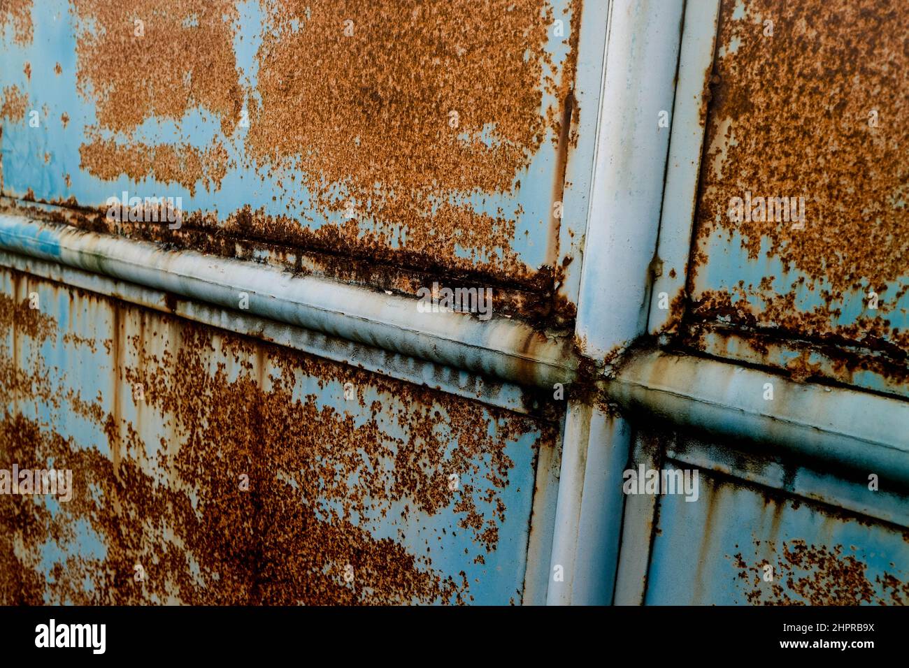 Grunge rusty metal texture. Rusted and oxidized background. Old worn ...