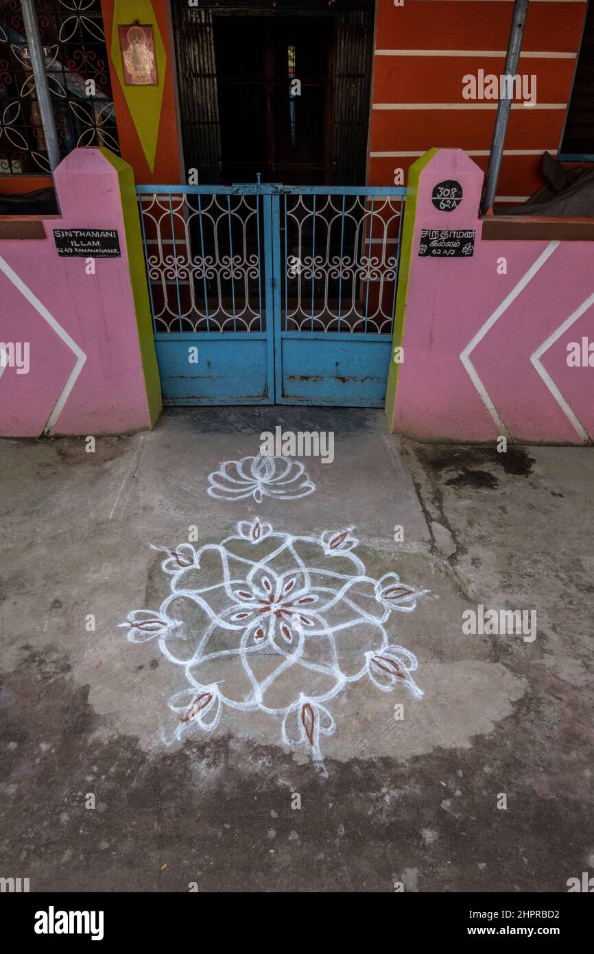 Rangoli is an art originating in the Indian subcontinent, in which ...