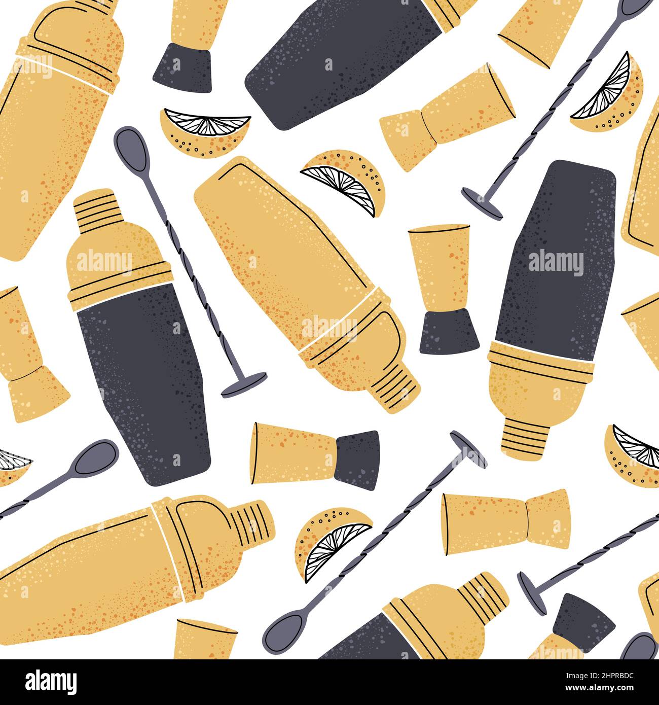 Vector bartender equipment seamless pattern Stock Vector Image & Art - Alamy