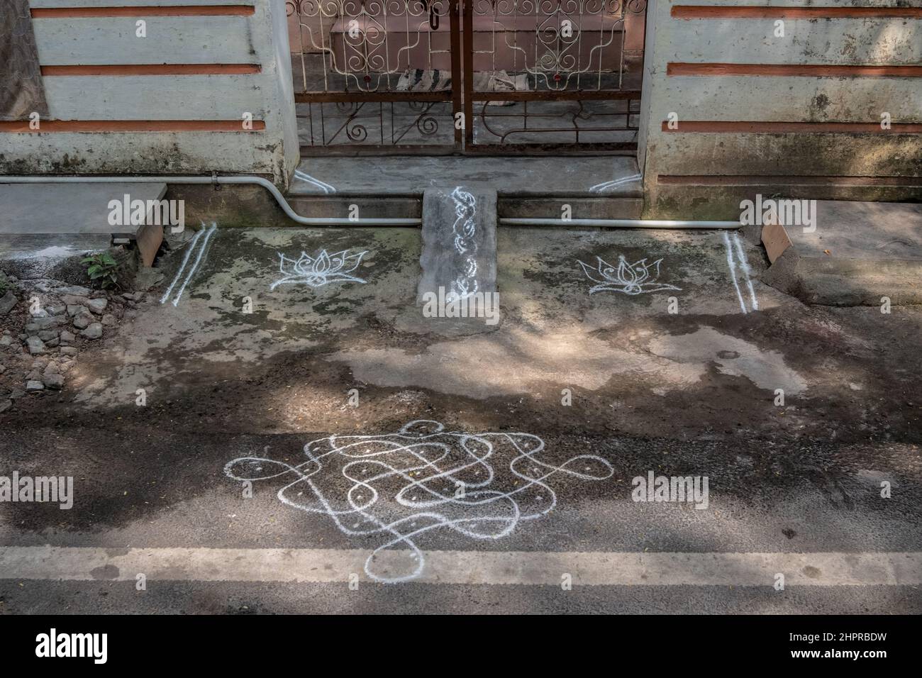 Rangoli is an art originating in the Indian subcontinent, in which ...