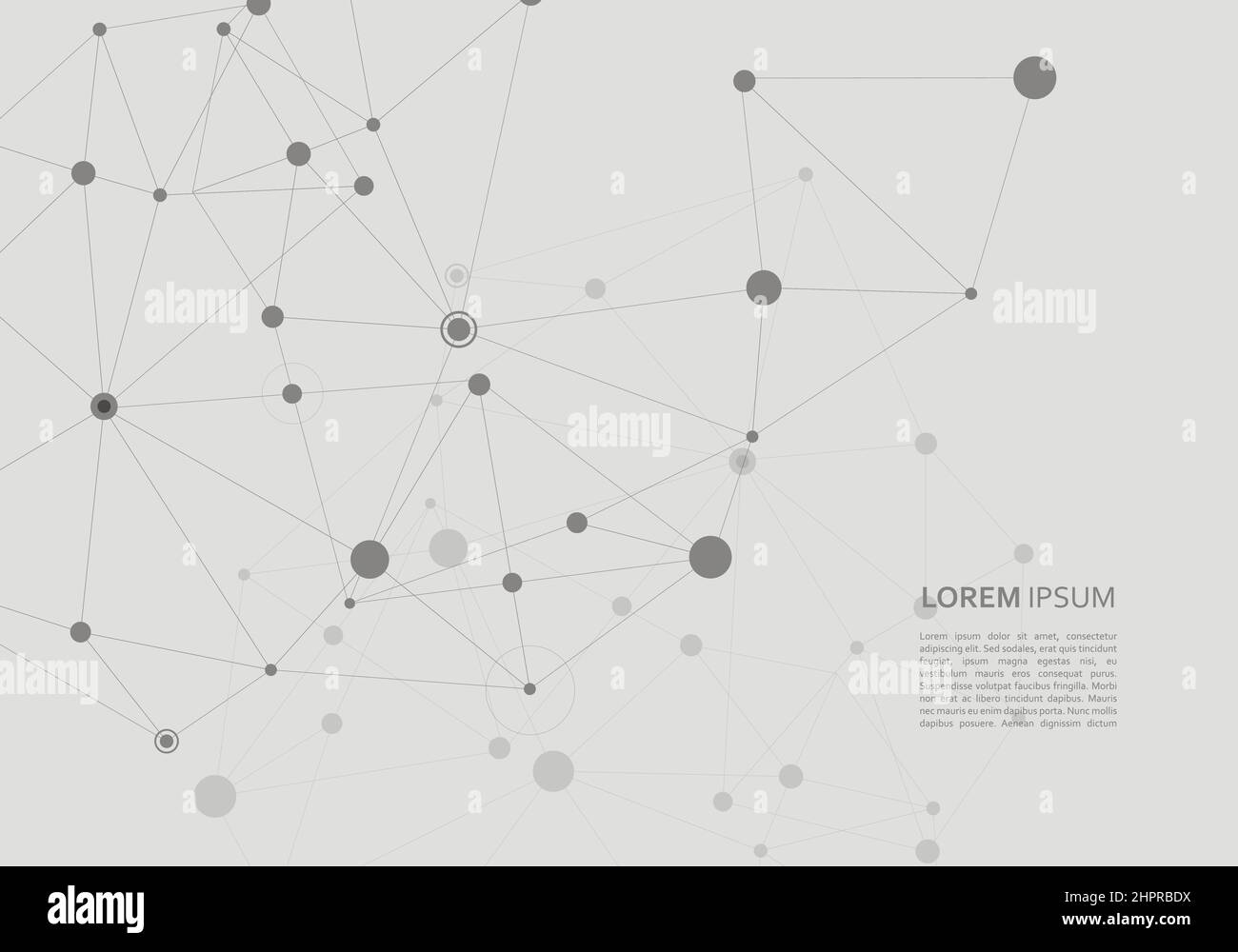 Abstract polygonal connecting. Connection science background Stock Vector Image & Art - Alamy