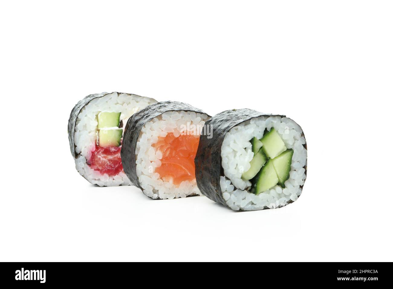 Maki isolated on white background, close up Stock Photo - Alamy