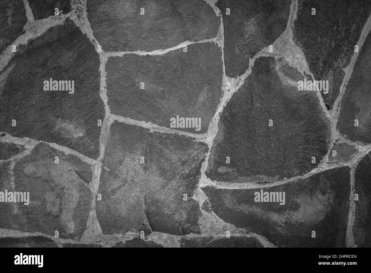 Abstract traditional stone wall pavement texture background. Bumpy ...