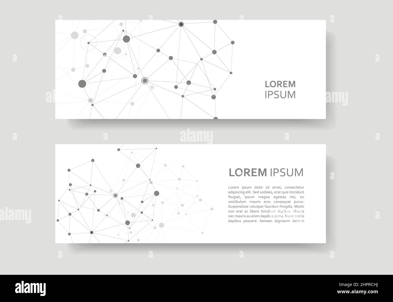 Abstract polygonal connecting. Connection science background Stock ...
