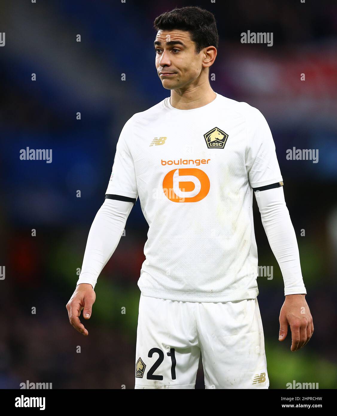 Benjamin Andre of Lille during the Chelsea v Lille football match, UEFA ...