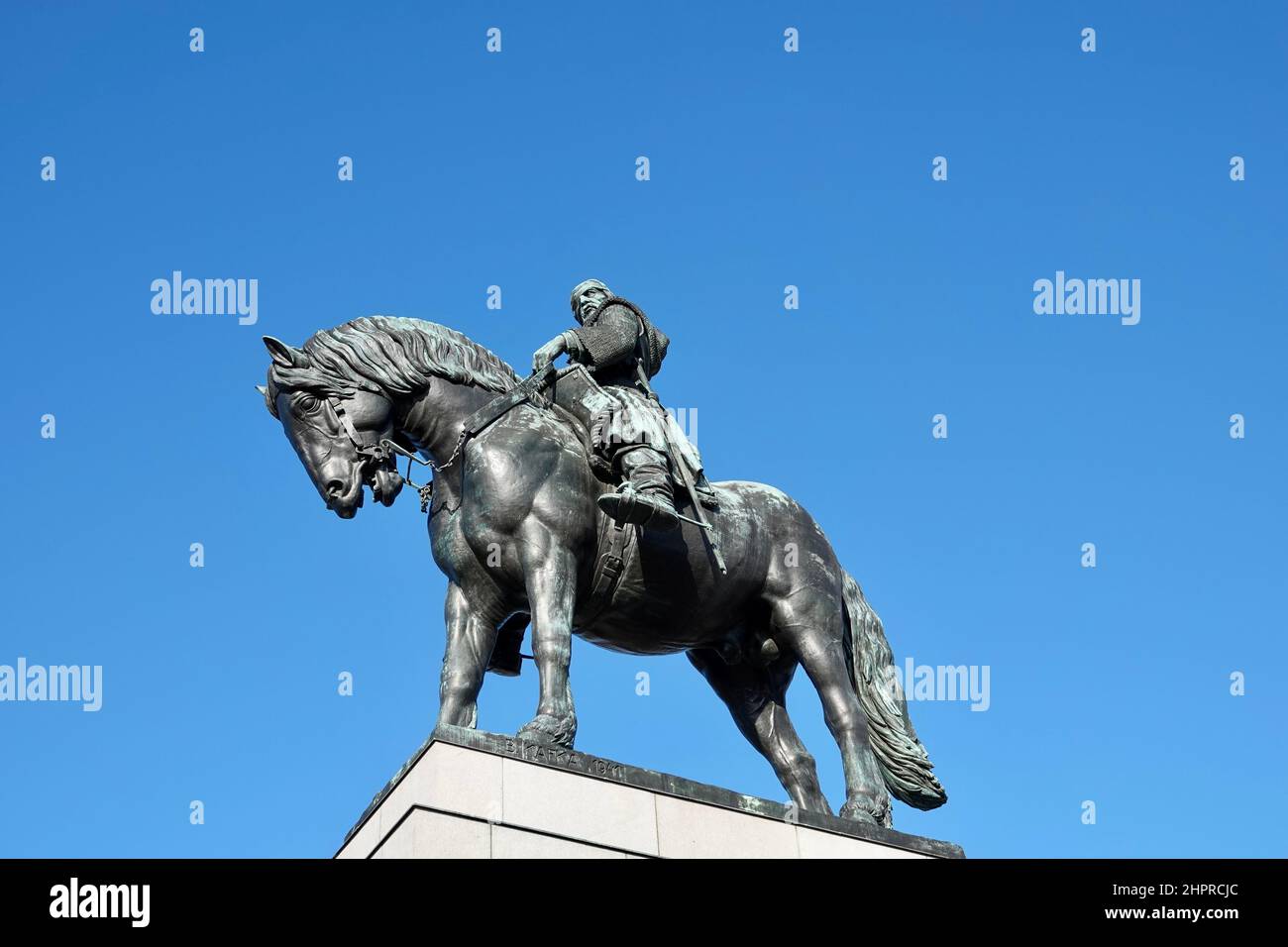 Equestrian statue of Jan Zizka Stock Photo - Alamy