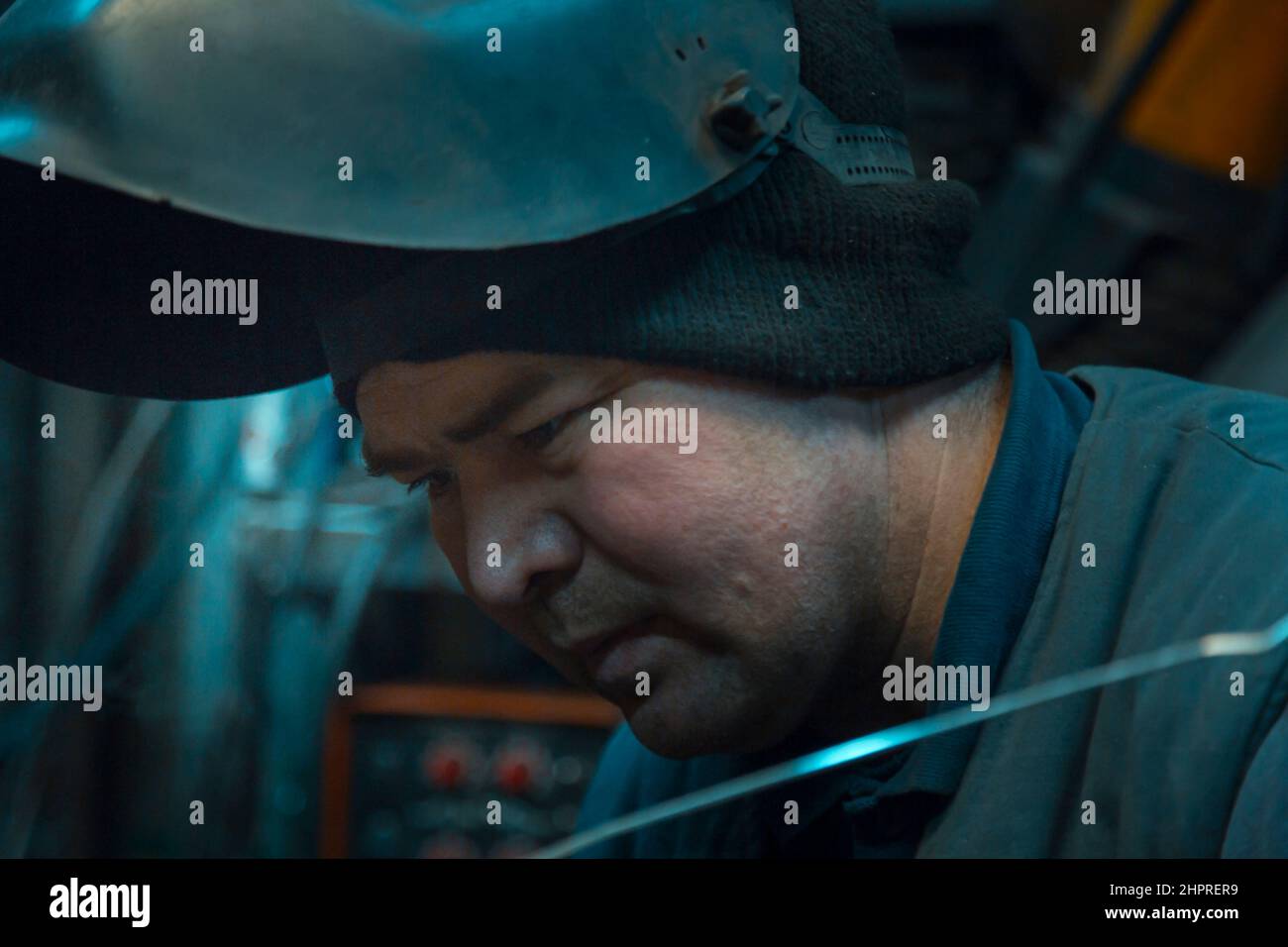 With a helmet on the head hi-res stock photography and images - Alamy