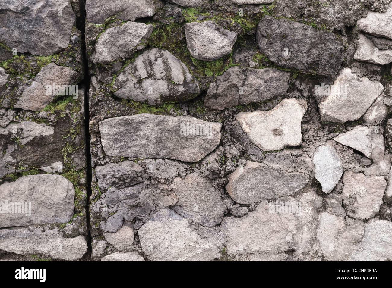 Abstract traditional stone wall pavement texture background. Bumpy ...