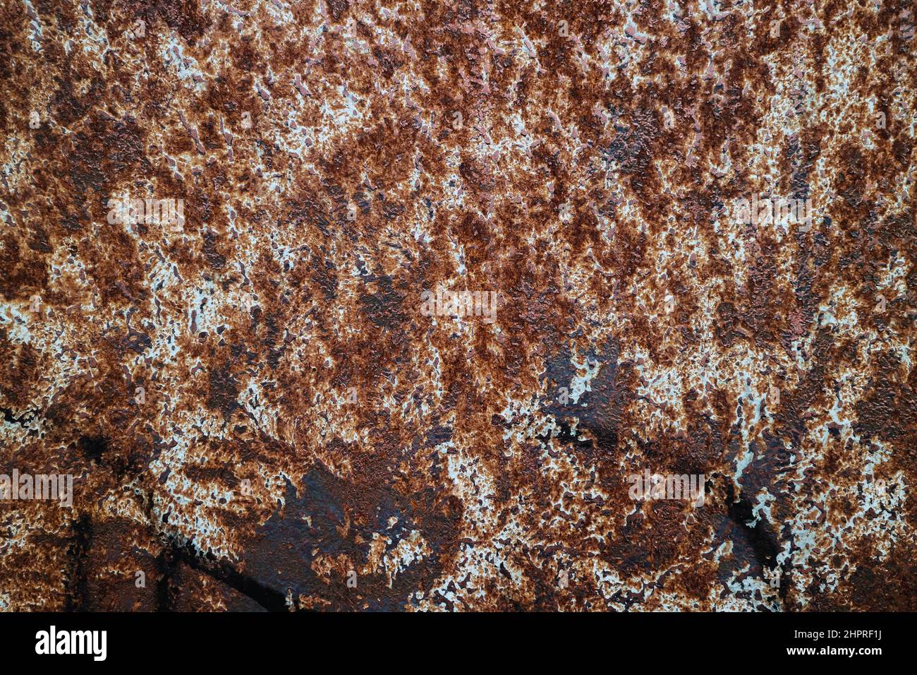 Old grunge rusty metal texture with scratches and crack. Vintage dark ...