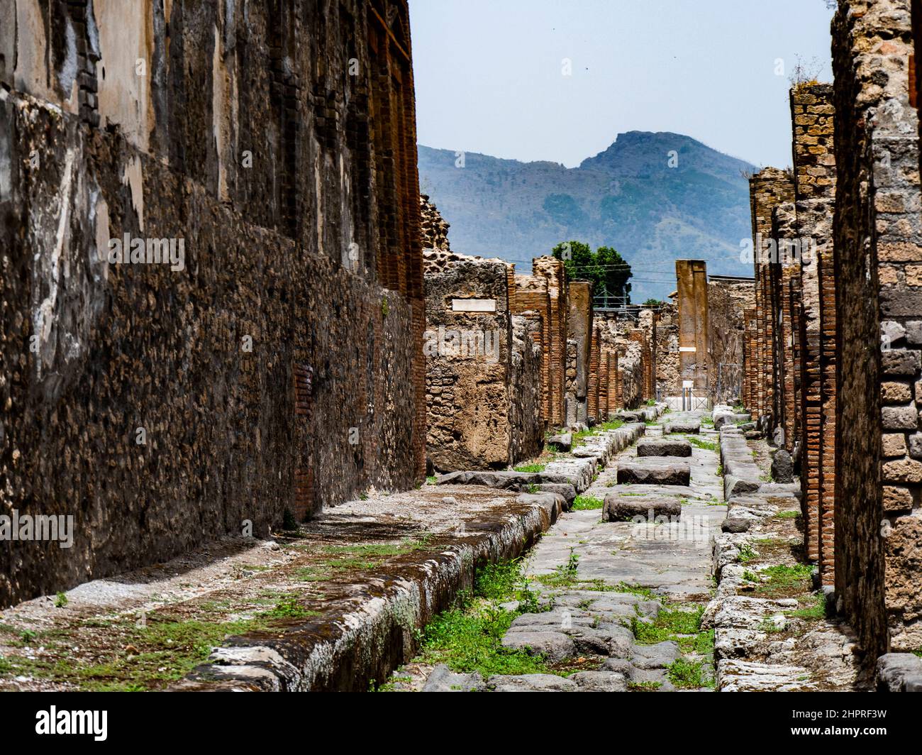 Italy, Campania, Pompeii, archeological site, Ruins of ancient Roman ...