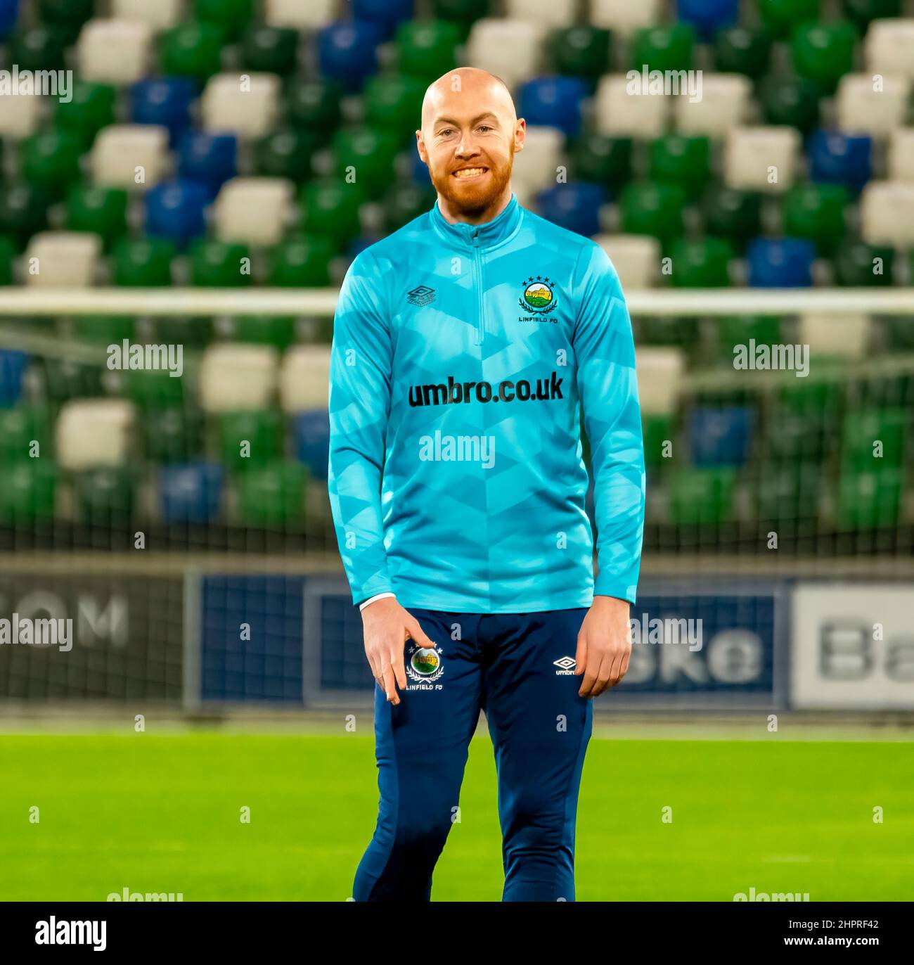 Chris Shields - Linfield Vs Larne in the Danske Bank Premiership ...