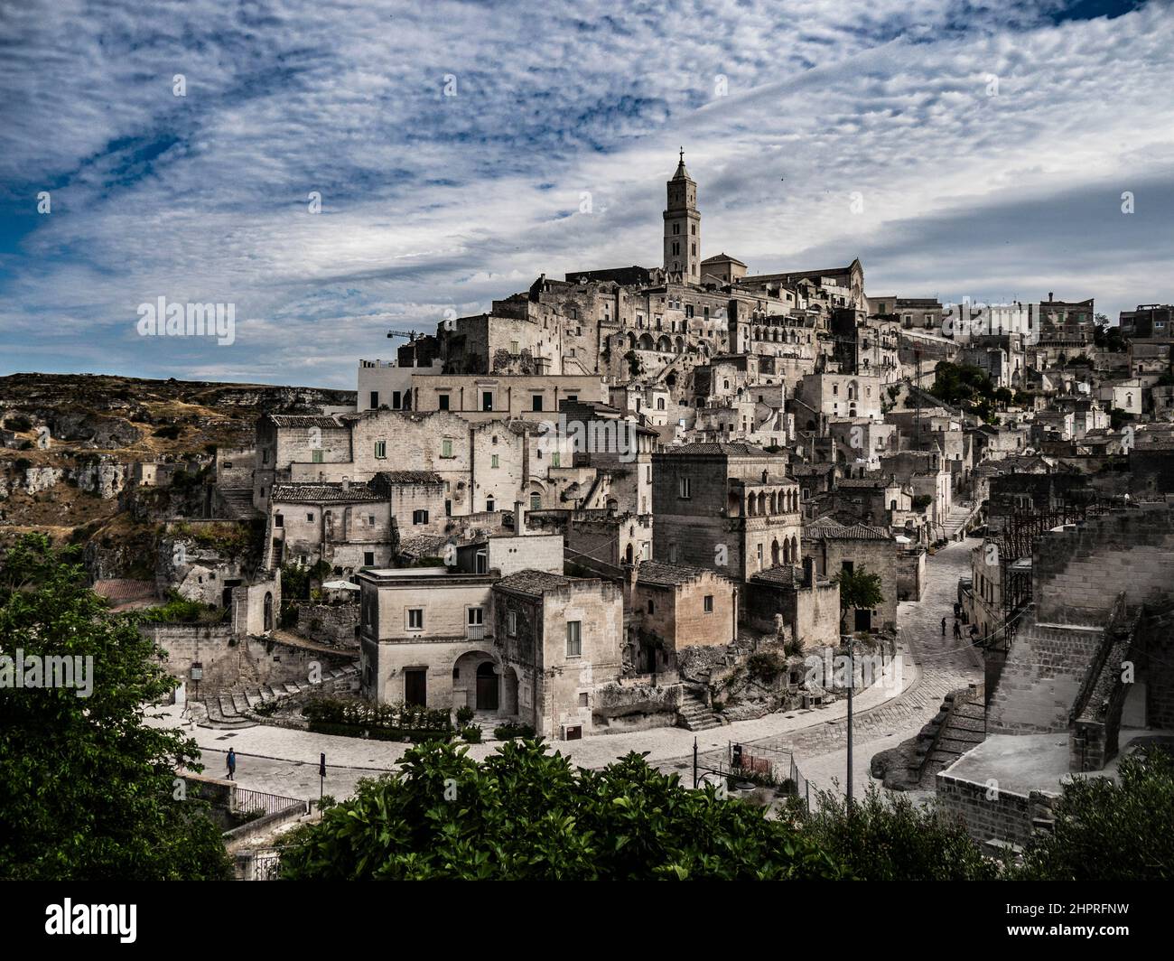 Italy, Basilicata, Matera, View of old town Stock Photo - Alamy