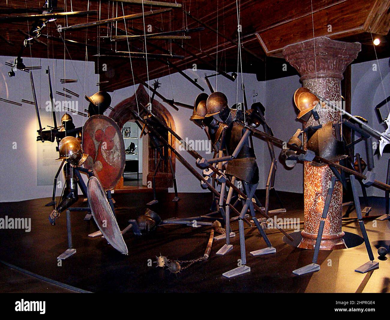 Rooms inside the Hohensalzburg Castle. The Hohensalzburg fortress is ...