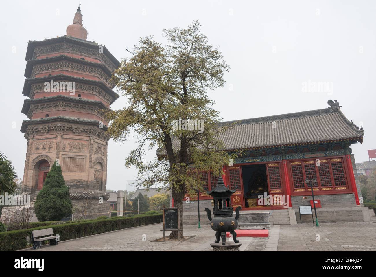The pagoda of tianning hi-res stock photography and images - Alamy