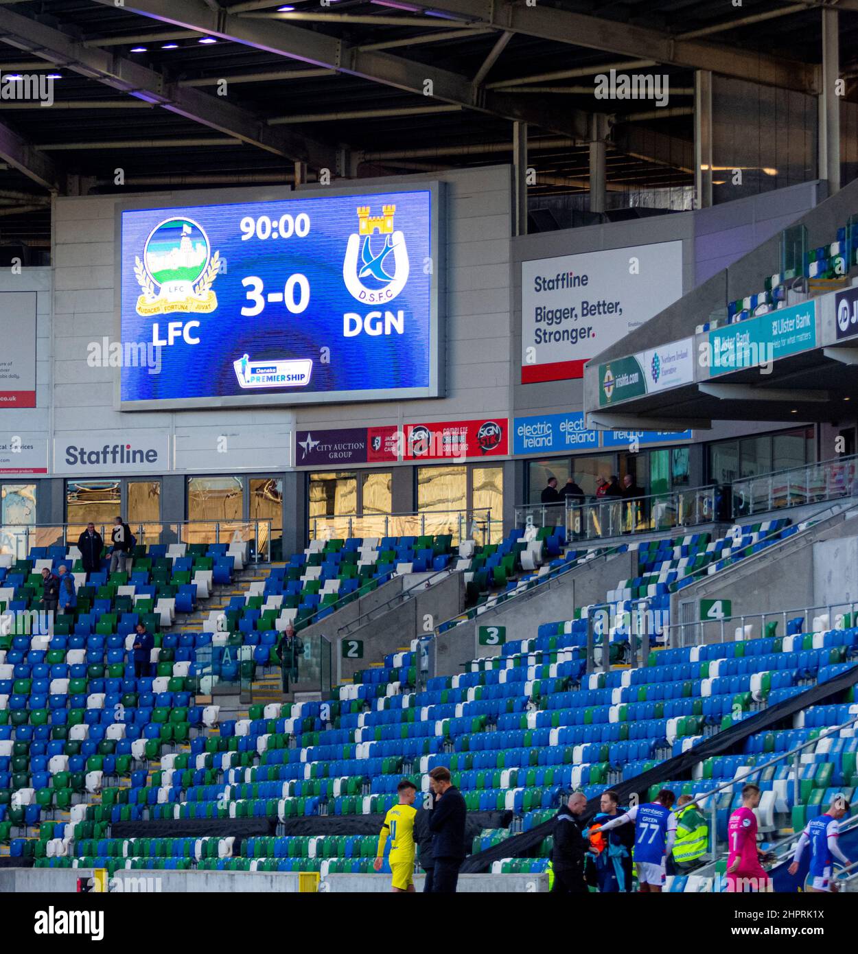Photos from Linfield Vs Dungannon Swifts in the Danske Bank Premiership ...