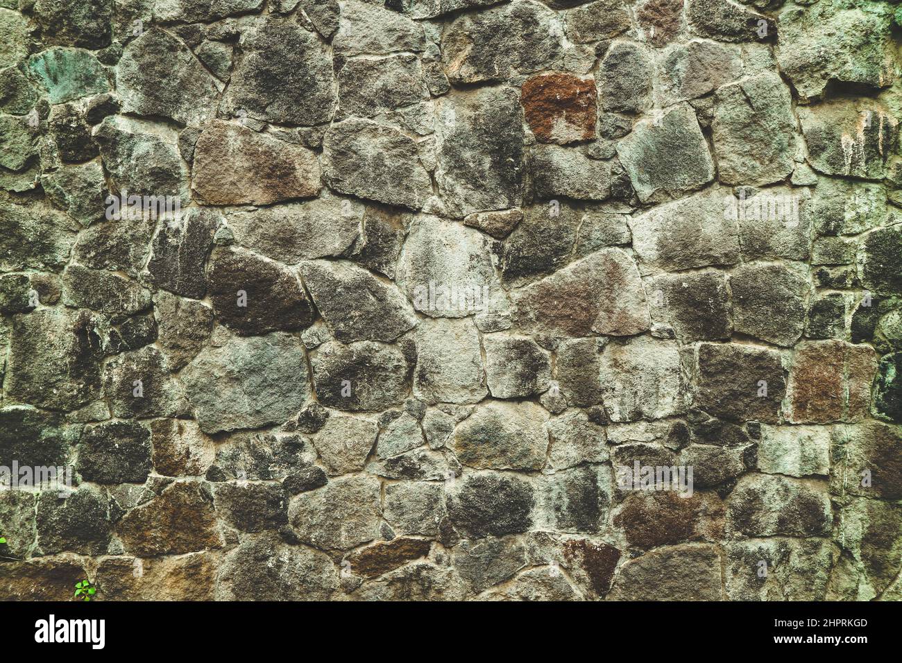 Abstract traditional stone wall pavement texture background. Bumpy ...