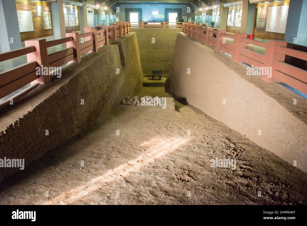HENAN, CHINA - Shang Dynasty Royal Cemetery. a famous UNESCO World ...
