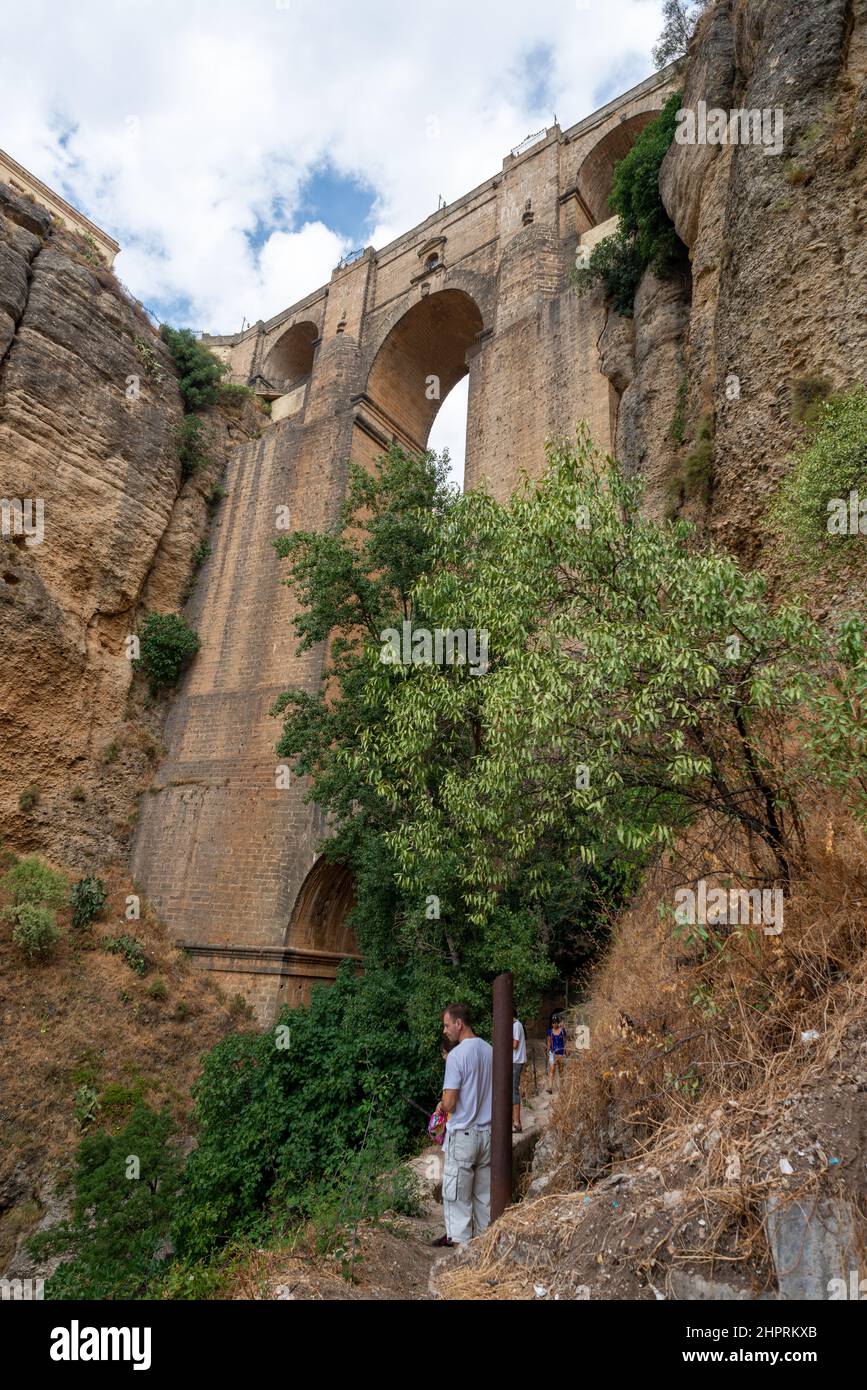 Low angle view of historic bridge Stock Photo - Alamy