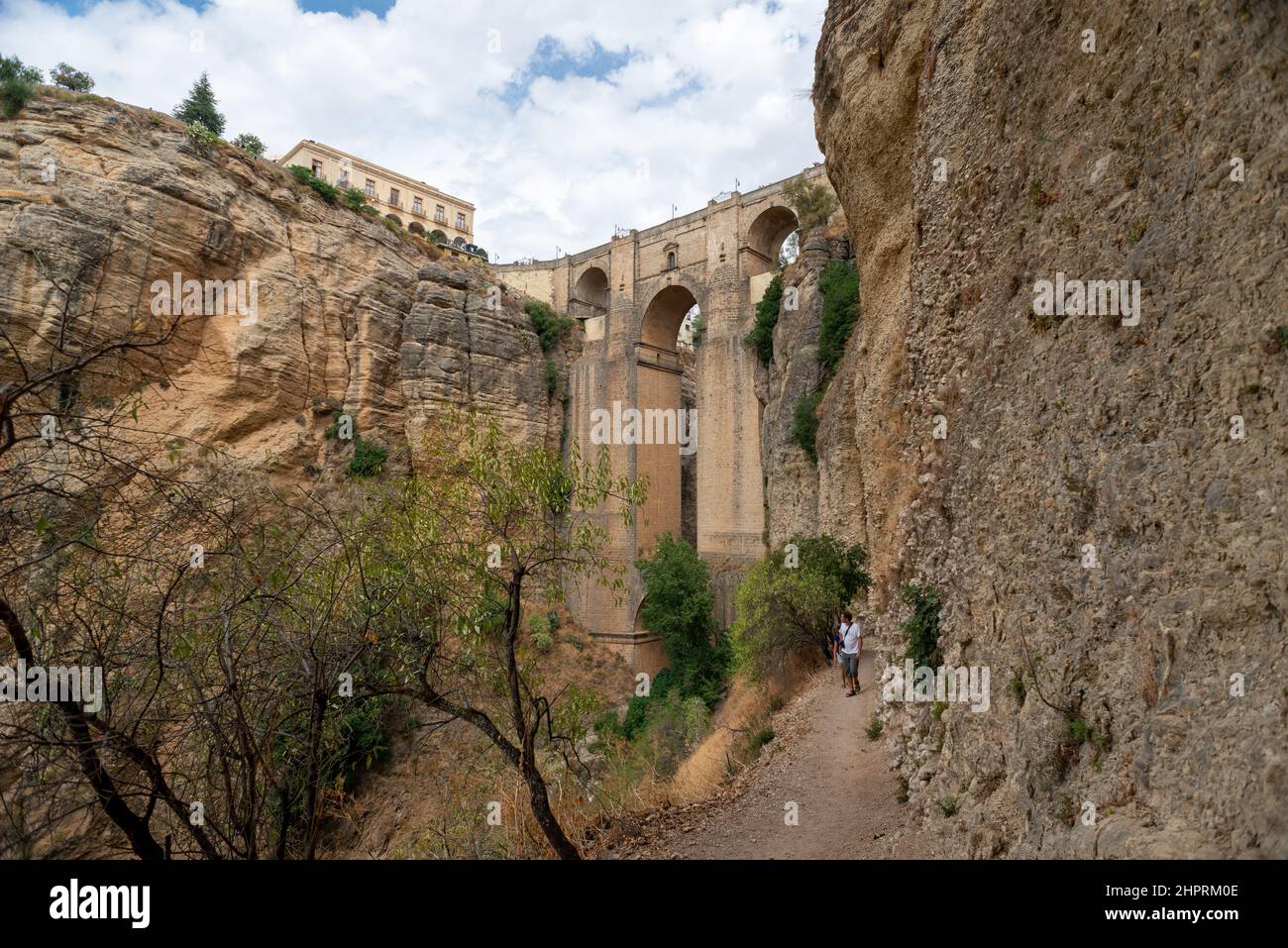 Low angle view of historic bridge Stock Photo - Alamy